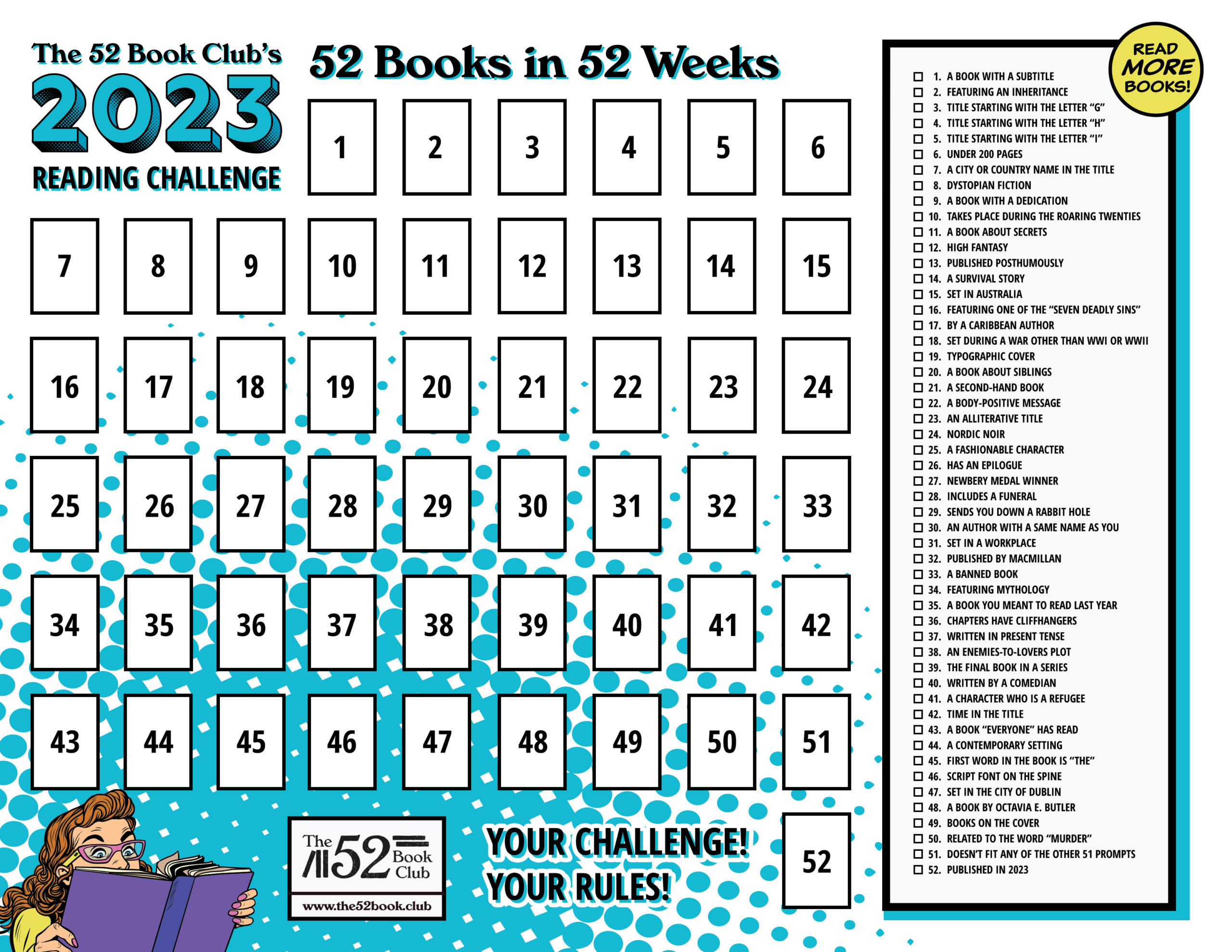 The 52 Book Club’s 2023 Reading Challenge: February, 2023 | The Legal Alien